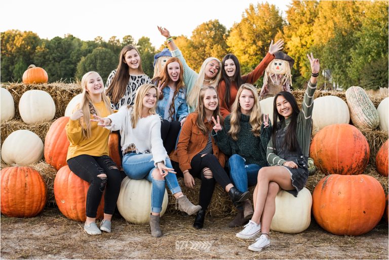 Senior Model Team // Fall at the Pumpkin Patch - Apex Cary Raleigh NC ...